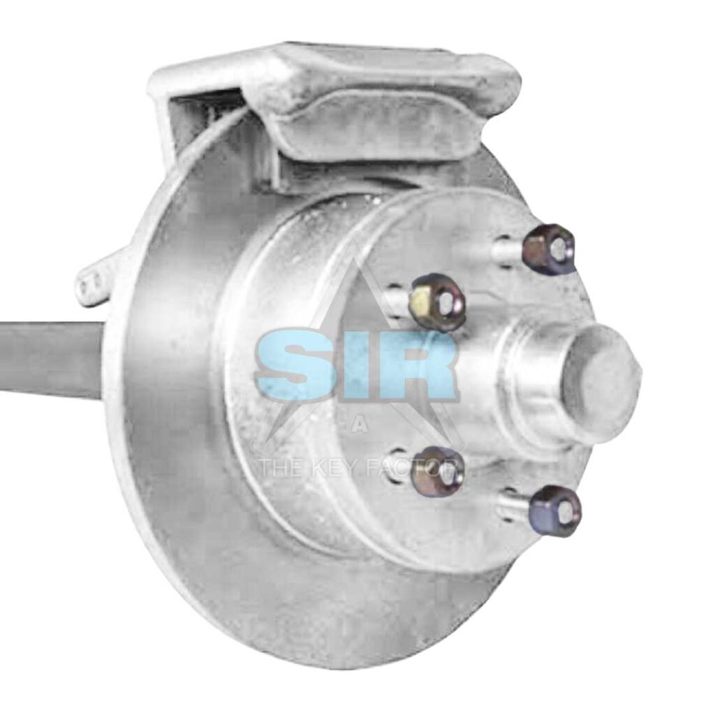 Mechanical Braked Disc Braked Axles Complete - SIR Trailer Parts
