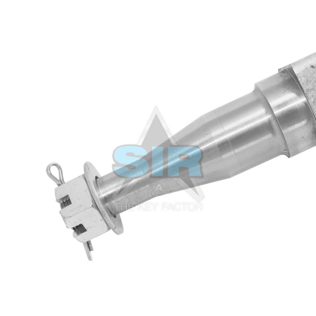 Square Galvanised Axle 40mm - SIR Trailer Parts